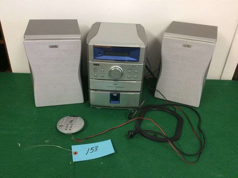 RCA 5 Disc Changer, Speakers - Duck Soup Auctions