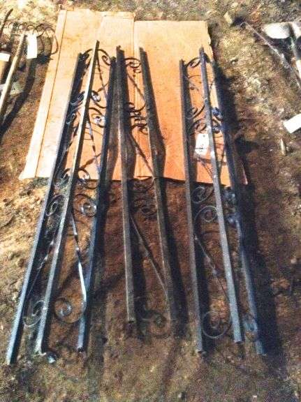 3 Decorative Wrought Iron Pieces - Duck Soup Auctions