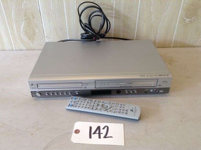Zenith VHS/DVD Player with Remote - Duck Soup Auctions