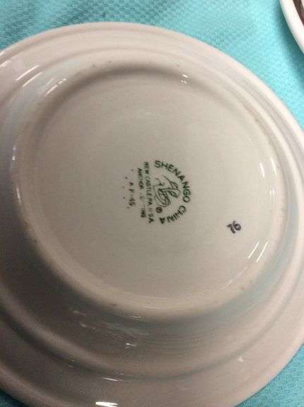 Shenango China - Duck Soup Auctions