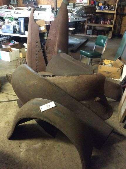 '37-’39 Chevy Body Parts and what looks to be a Ford Model A Fender ...