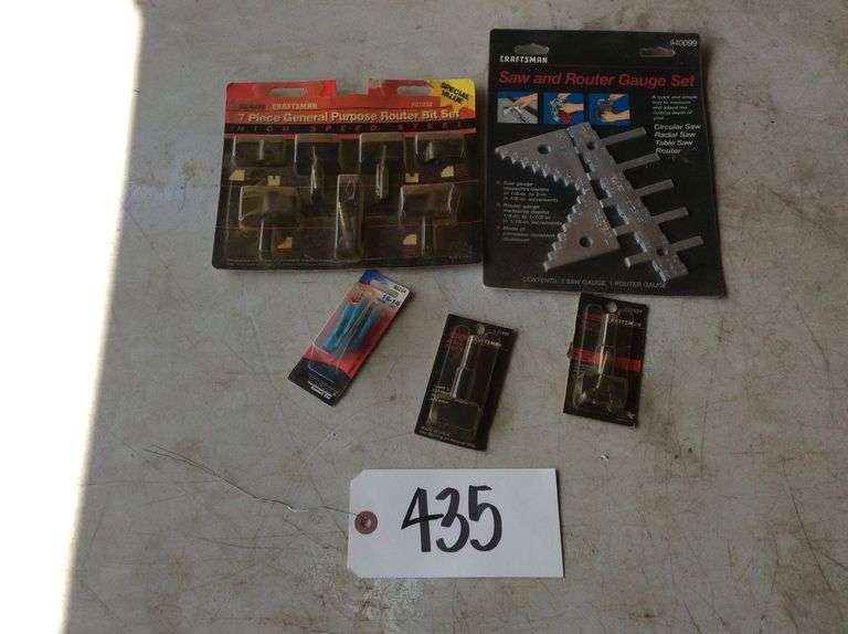 Connectors, Router and Drill Bits - Duck Soup Auctions