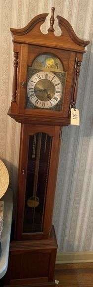Emperor clock company model 120 K grandfather clock with model 100 M ...