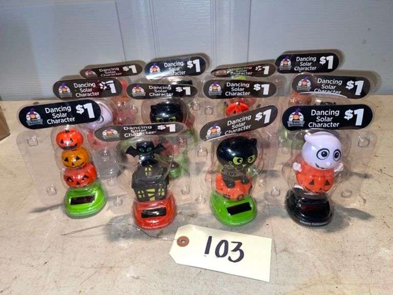 Dancing solar characters • Garage - Duck Soup Auctions