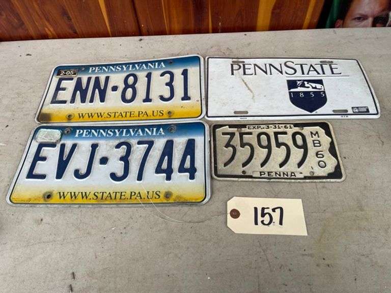 PA license plates • Garage - Duck Soup Auctions