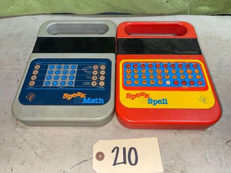 Speak and math and speak and spell • Garage - Duck Soup Auctions