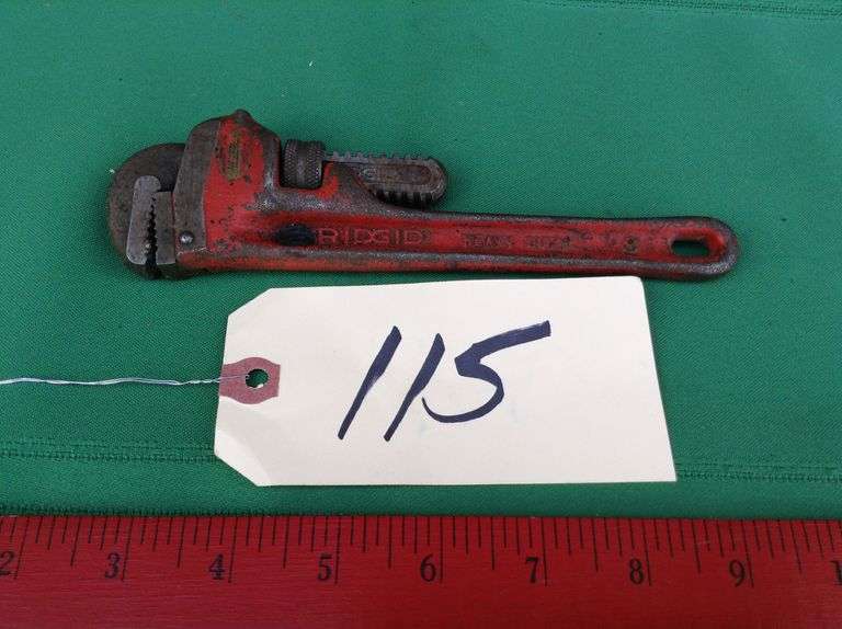 Ridgid 8” Pipe Wrench - Duck Soup Auctions