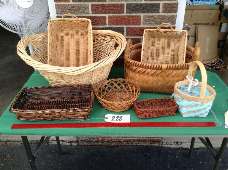 Wicker Baskets - Duck Soup Auctions