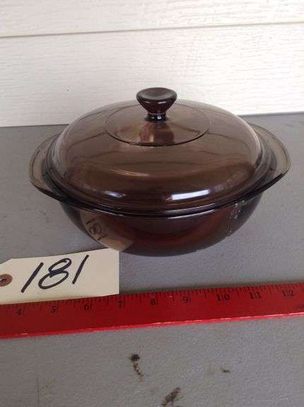 Pyrex Vision Ware Casserole Dish - Duck Soup Auctions