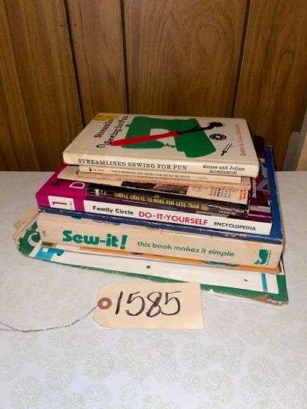 Craft books mostly sewing • Basement - Duck Soup Auctions