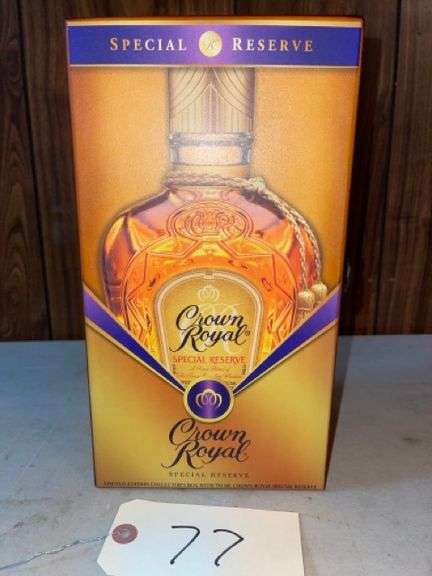 Crown Royal special reserve collectors box • Main • ( Click for More ...