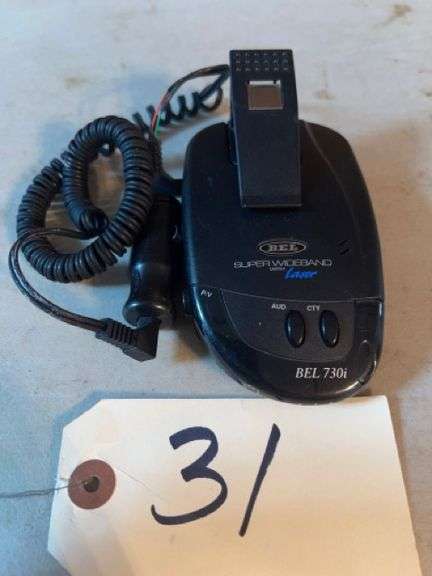 Bel super wide band with laser radar detector • Main - Duck Soup Auctions