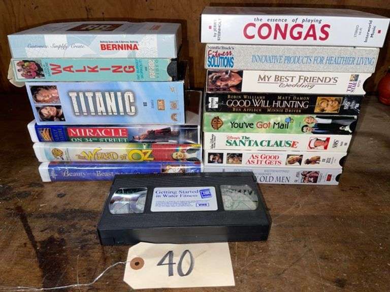 Vhs lot • garage • ( Click for More Photos ) - Duck Soup Auctions