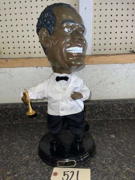 Animated Louis armstrong character • Warehouse - Duck Soup Auctions