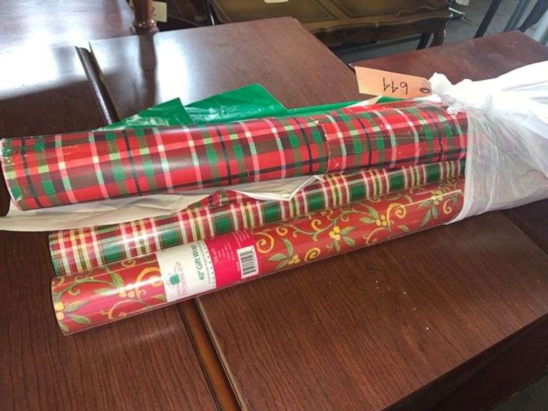 Wrapping paper • Some New • Warehouse - Duck Soup Auctions