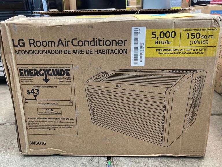 LG ROOM AIR CONDITIONER IN BOX - Earl's Auction Company