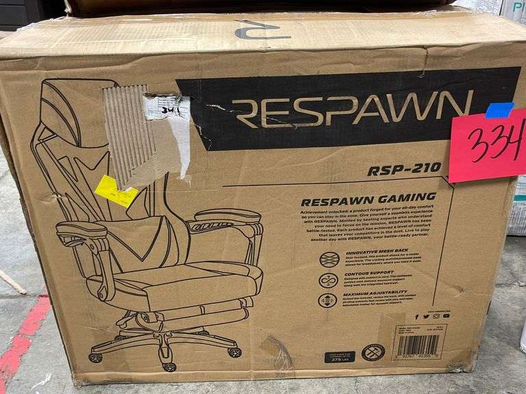 RESPAWN GAMING CHAIR IN BOX - Earl's Auction Company