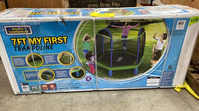 7FT MY FIRST TRAMPOLINE IN BOX - Earl's Auction Company