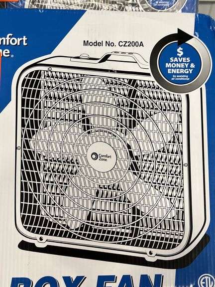(2) 20" BOX FANS IN BOXES - Earl's Auction Company