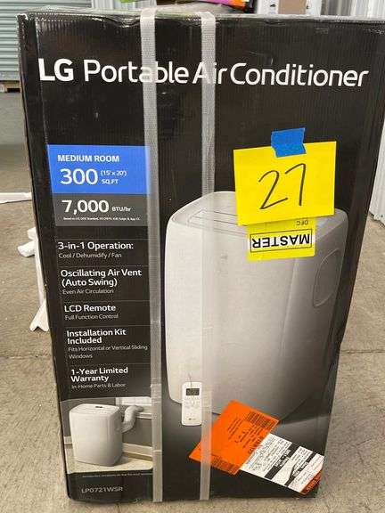 LG PORTABLE AIR CONDITIONER IN BOX - Earl's Auction Company