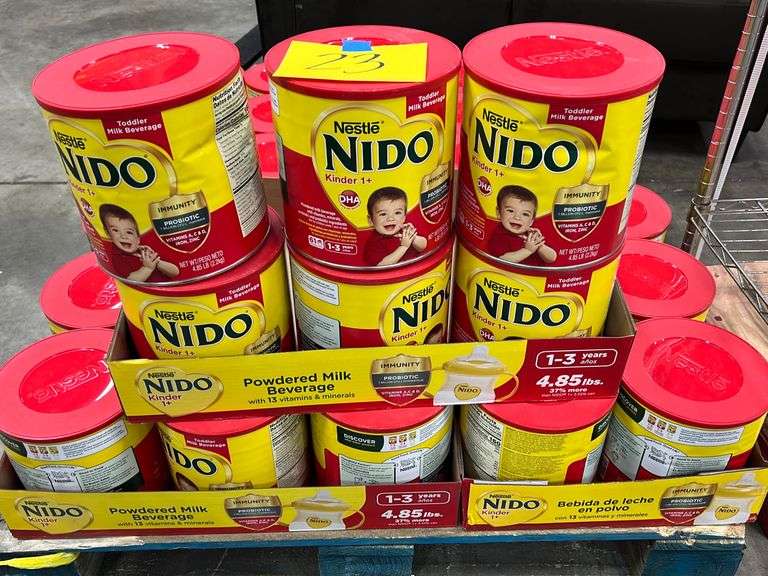(36) CANS OF NESTLE NIDO TODDLER MILK BEVERAGE - Earl's Auction Company