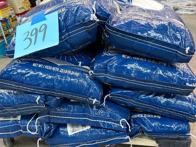 (10) BAGS OF LONG GRAIN RICE (EACH BAG 25LBS) - Earl's Auction Company