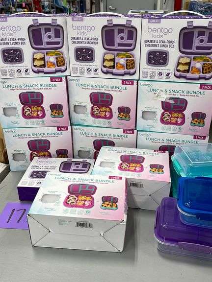 LOT OF KIDS BENTGO BOXES STORAGE CONTAINERS - Earl's Auction Company