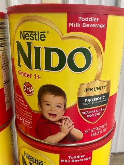 (12) CANS OF NESTLE NIDO TODDLER MILK BEVERAGE - Earl's Auction Company