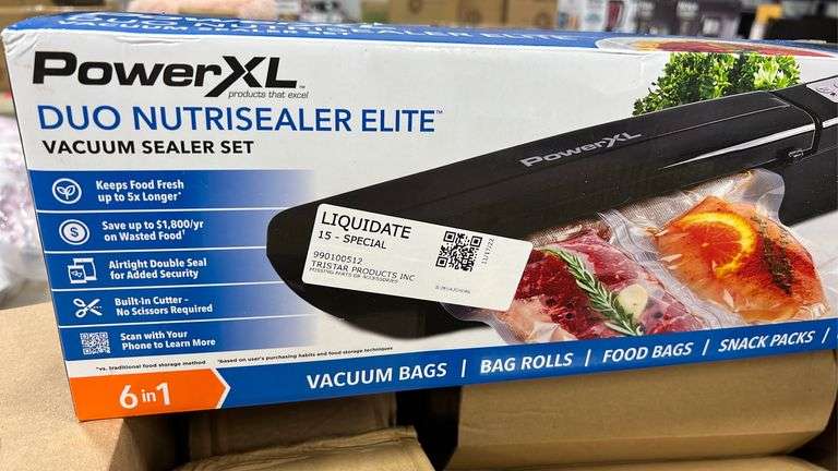 POWER XL VACUUM SEALER SET IN BOX - Earl's Auction Company