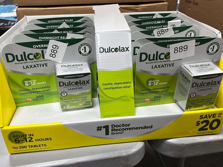 (12) PACKS OF DULCOLAX TABLETS - Earl's Auction Company