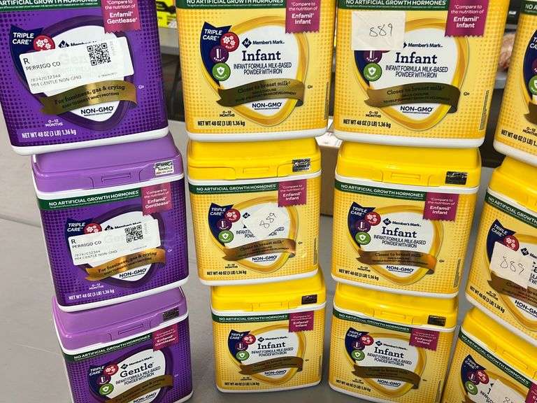 (19) CONTAINERS OF MEMBERS MARK INFANT FORMULA - Earl's Auction Company