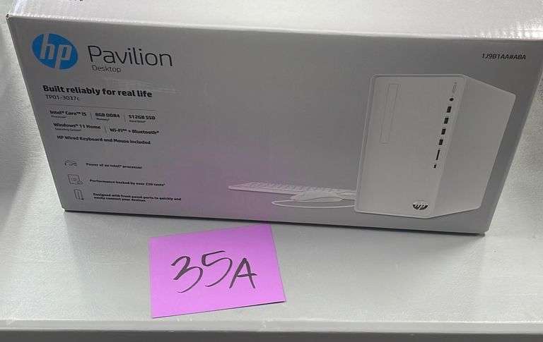 NEW HP PAVILION DESKTOP IN BOX - Earl's Auction Company