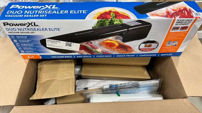 POWER XL VACUUM SEALER SET IN BOX - Earl's Auction Company