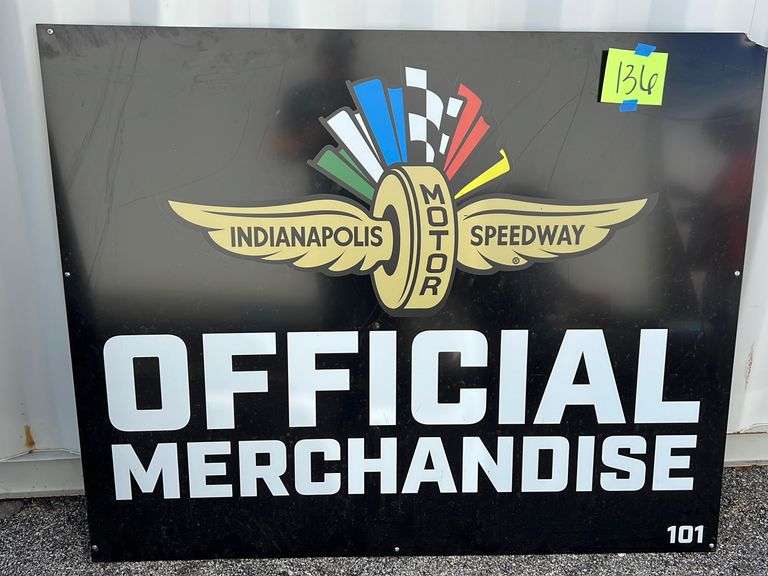 5FT IMS OFFICIAL MERCHANDISE SIGN - Earl's Auction Company