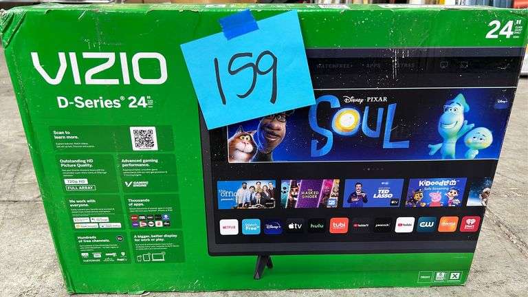 VIZIO 24" D-SERIES TV IN BOX - Earl's Auction Company