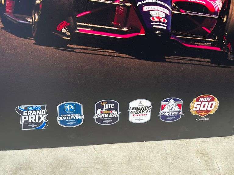 IMS INDY 500 SIGN - Earl's Auction Company