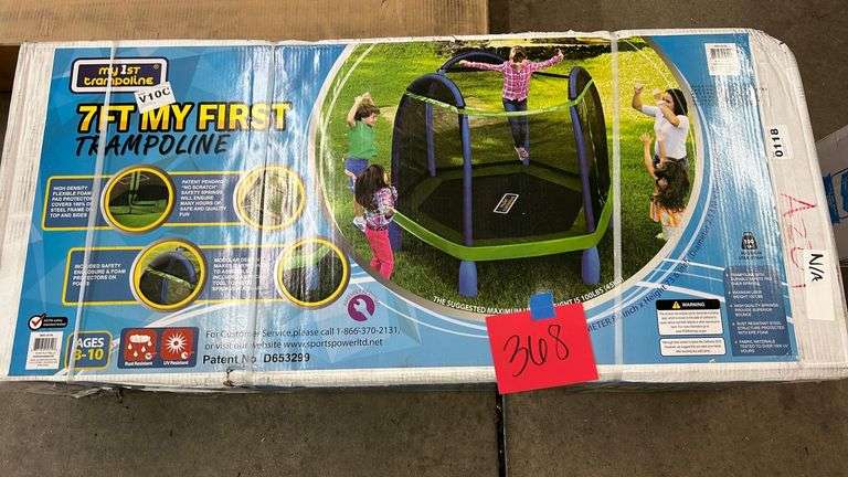 7FT MY FIRST TRAMPOLINE IN BOX - Earl's Auction Company