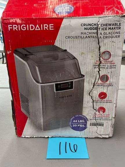 FRIGIDAIRE CRUNCHY CHEWABLE NUGGET ICE MAKER IN BOX - Earl's Auction ...