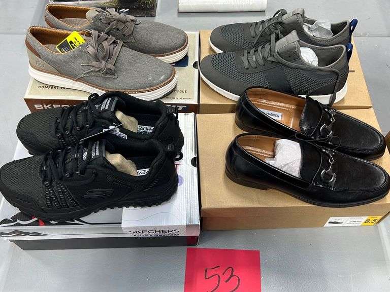 (4) PAIRS OF NEW SHOES - ASSORTED SIZES - Earl's Auction Company