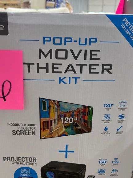 POP UP MOVIE THEATER KIT IN BOX - Earl's Auction Company