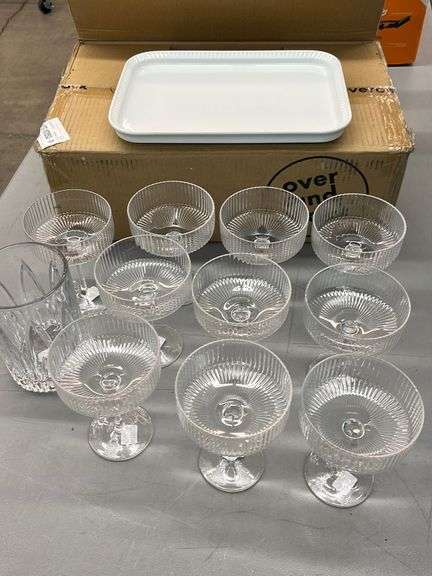 OVER AND BACK 4PC BAKEWARE SET & 11PC COCKTAIL MIXING GLASS SET - Earl ...