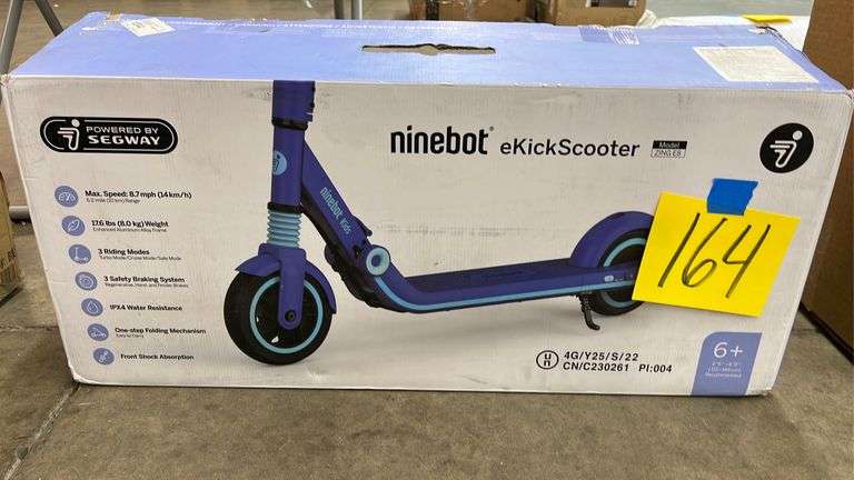 SEGWAY NINEBOT EKICK SCOOTER IN BOX - Earl's Auction Company