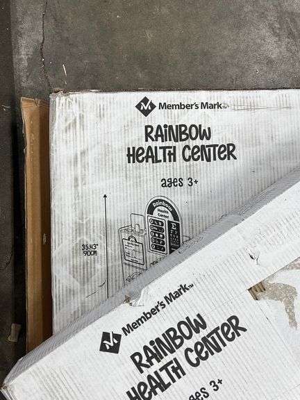 (2) RAINBOW HEALTH KIDS PLAY CENTERS IN BOXES - Earl's Auction Company