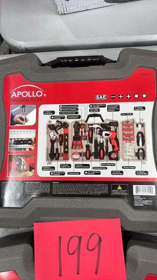 (2) APOLLO PRECISION TOOL SETS IN CASES - Earl's Auction Company