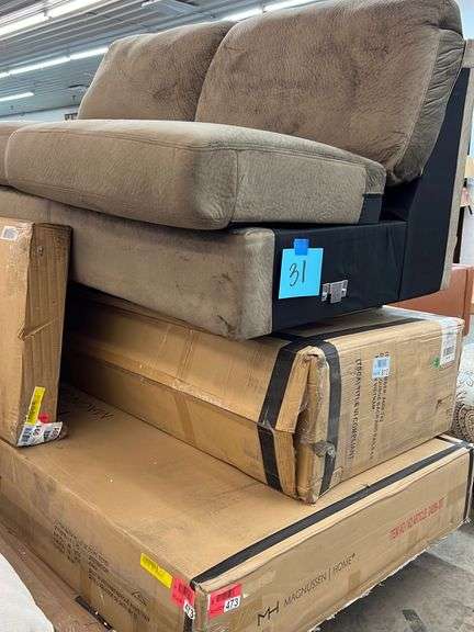 AS IS - MISMATCHED & MISC FURNITURE ITEMS IN BOXES - Earl's Auction Company