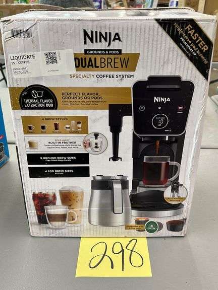 NINJA DUAL BREW COFFEE MAKER IN BOX - Earl's Auction Company