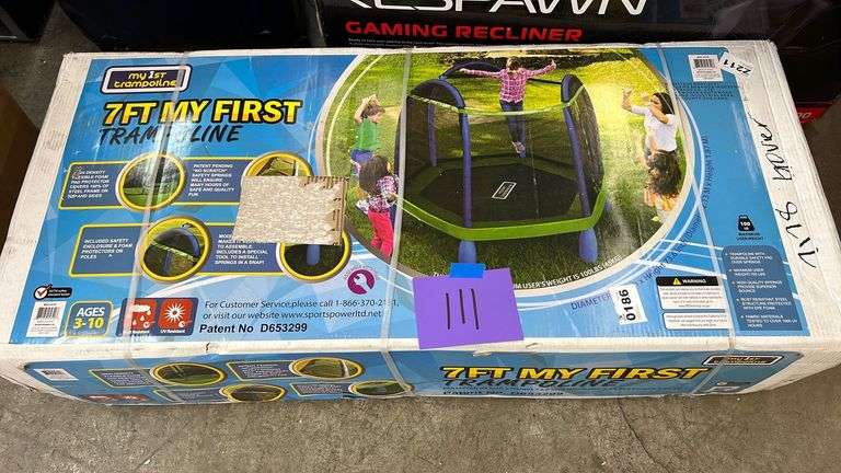 7FT MY FIRST TRAMPOLINE IN BOX - Earl's Auction Company