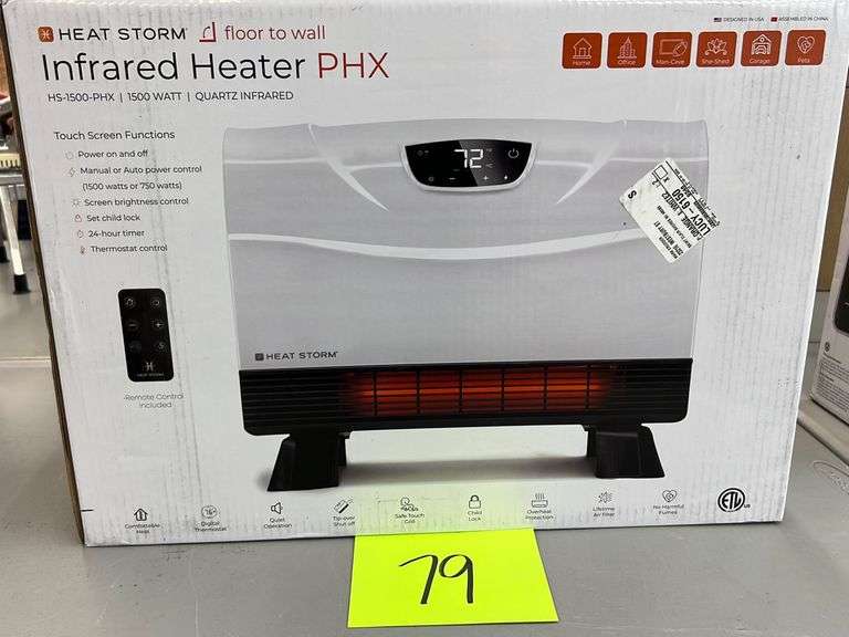 INFRARED HEATER IN BOX - Earl's Auction Company