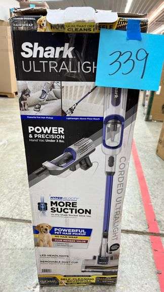 SHARK ULTRALIGHT CORDED VACUUM IN BOX - Earl's Auction Company