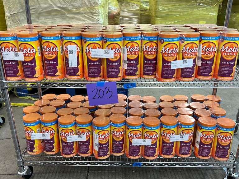 (96) CONTAINERS OF META MUCIL FIBER SUPPLEMENT - Earl's Auction Company